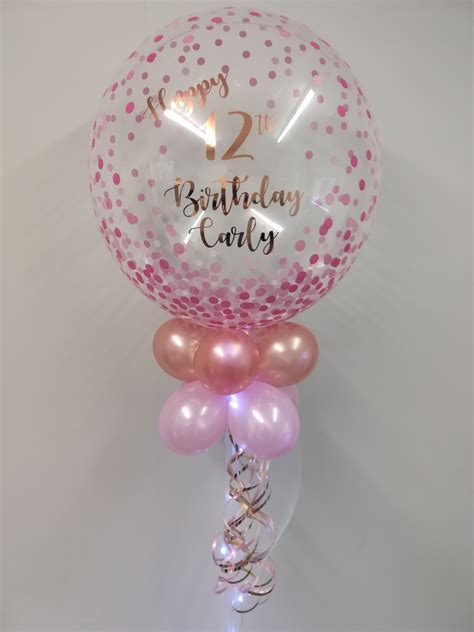 Pink Confetti Bubble Party Blowout