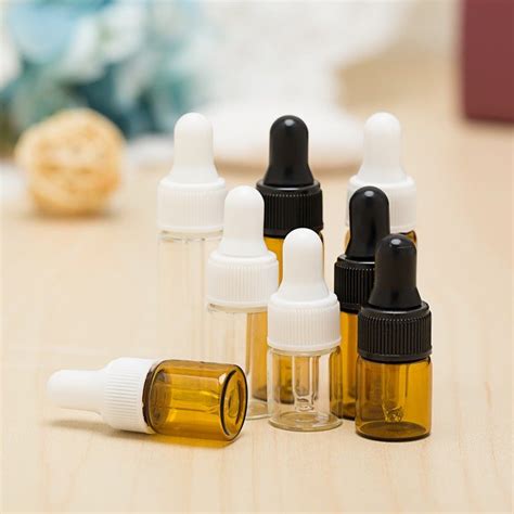 2 3 5ml棕色小精油瓶 试用滴管瓶 样品调配瓶 小分装瓶子满包邮虎窝淘
