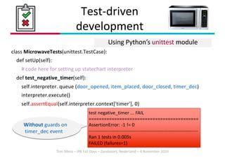 Model Testing Of Executable Statecharts Using SISMIC PPT