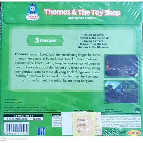 Jual Thomas Friends Vol Thomas The Toy Shop Vcd Original Shopee Indonesia