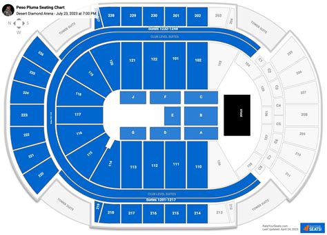 Desert Diamond Arena Seating Chart