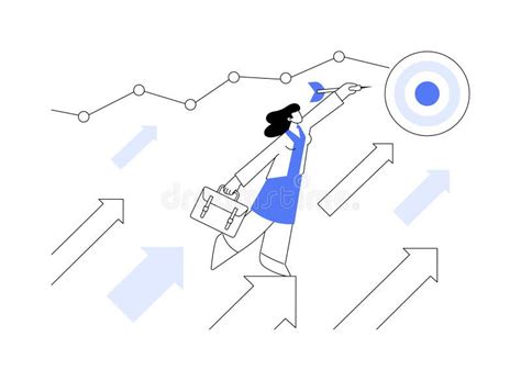 Business Ambition Abstract Concept Vector Illustration Stock Vector