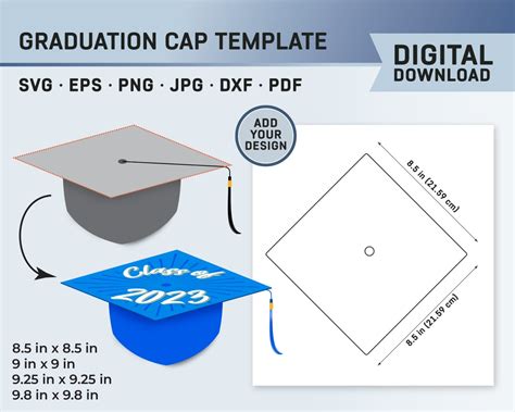 Free Printable Graduation Cap Template