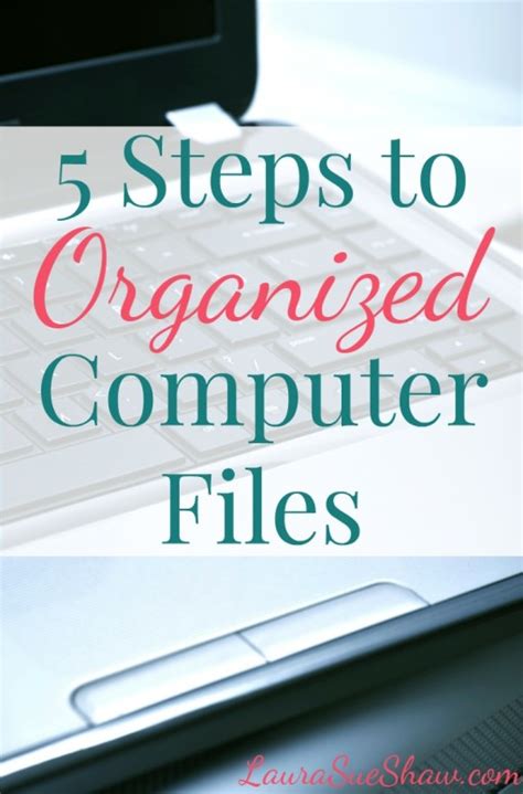 Steps To Organized Computer Files