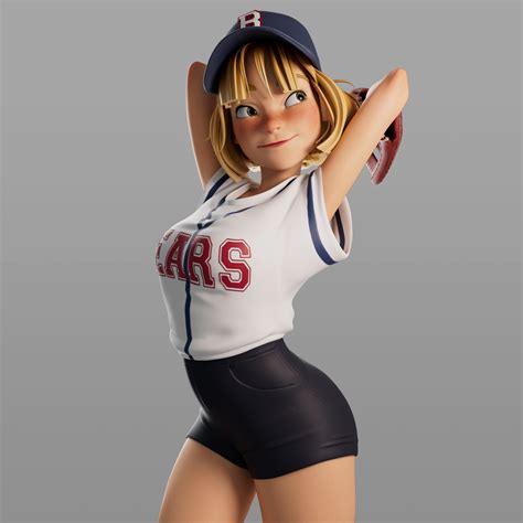 Artstation Baseball Girl
