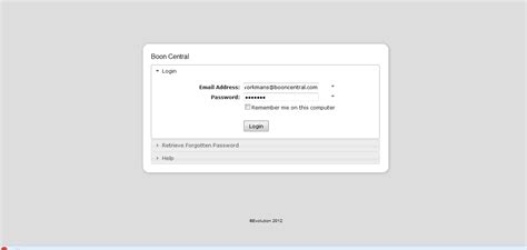 Getting Started BoonCentral