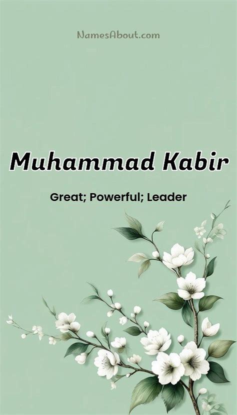 Muhammad Kabir Name Meaning And Origins Nicknames Sibling Ideas