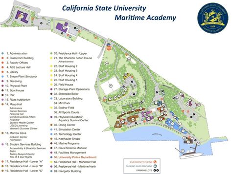 Csu Maritime Academy Campus Map California State University Maritime
