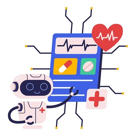 Premium Vector Ai Robot Medical Assistant