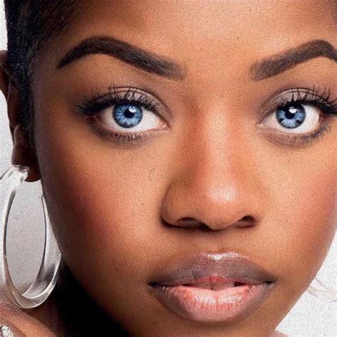 Dark Skin People With Blue Eyes