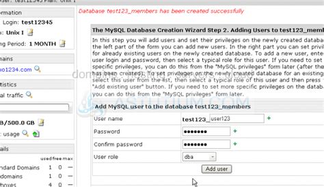 Creating A Mysql Database Control Panels Knowledgebase Astutium Ltd