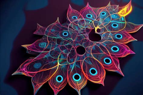 Premium Photo 3d Geometric Figures Parametric Patterns Seamless Kaleidoscope Created With