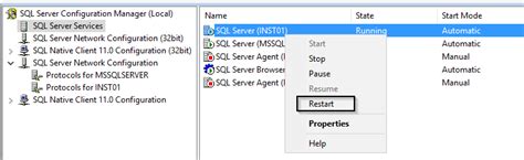 configuring a sql server instance to listen on a specific tcp port