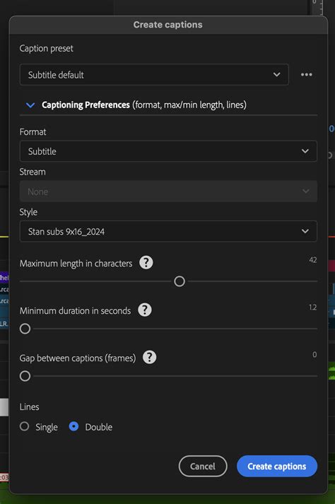 export to me failing to add burnt in captions adobe community 14647547