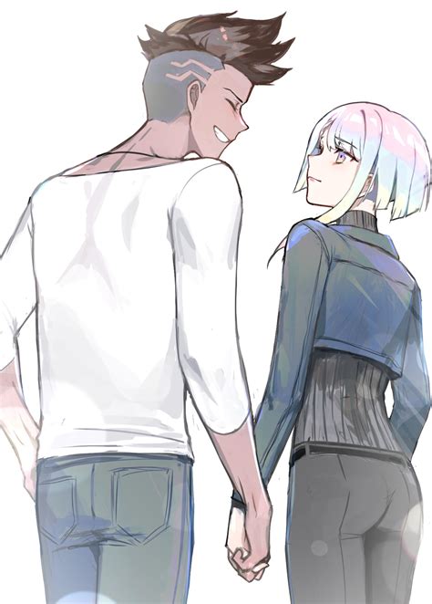 Lucy And David Martinez Cyberpunk And More Drawn By Tsu Lovesick Danbooru