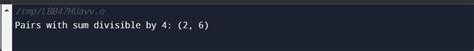 Array Pair Sum Divisibility Problem Tpoint Tech