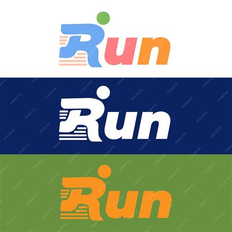 Premium Vector Run Logo