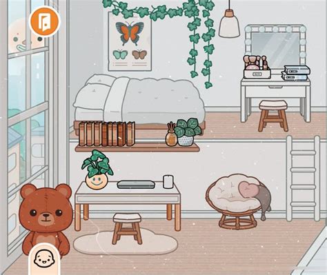 Комната с декором для домика и Hello Kitty