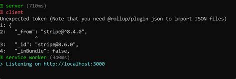 Rollupjs Sappersvelte Rollupplugin Json Giving Error With Stripejs