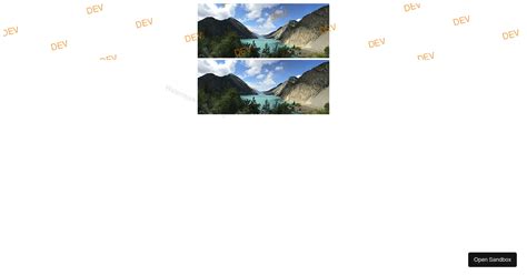 React Watermark Component Forked Codesandbox