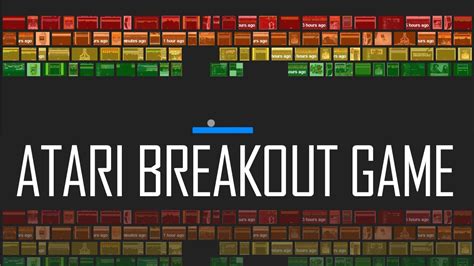 Play Atari Breakout Game Online On Google YouTube