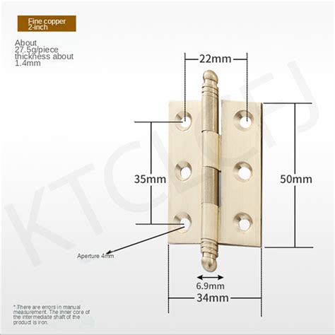 1pcs Pure Brass Miniature Hinges Brass Hinges Copper Mini Hinge Jewelry