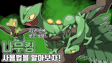 풀 타입이 파오젠을 깜짝 상향을 받은 3세대 풀 스타팅 포켓몬 나무킹 사용법을 알아보자 [포켓몬스터 스칼렛 바이올렛
