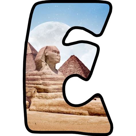Buchstabe Letter E Egipto Egipcio Manualidades De La Biblia Para