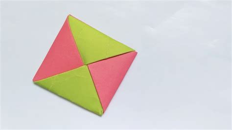 DIY Origami Ddakji Squid Game YouTube