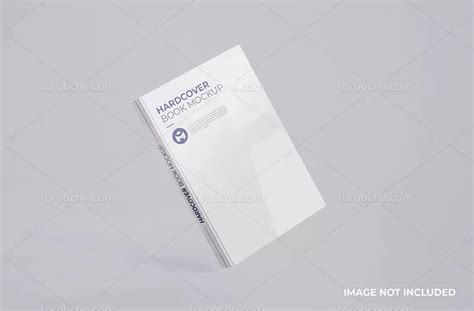 طرح موکاپ جلد کتاب لایه باز Psd گرافیک با طعم تربچه