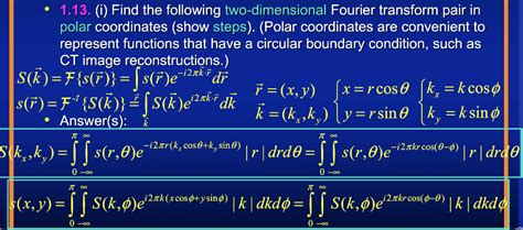Solved 1 13 I Find The Following Two Dimensional
