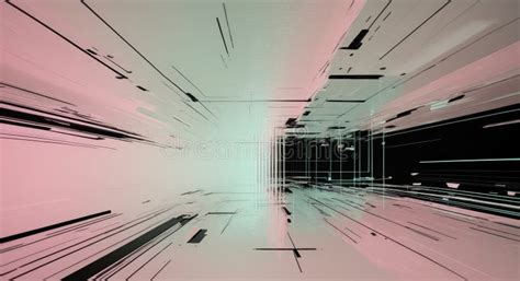 Abstract Visualization Of Data Flow Within A Cybernetic Architecture