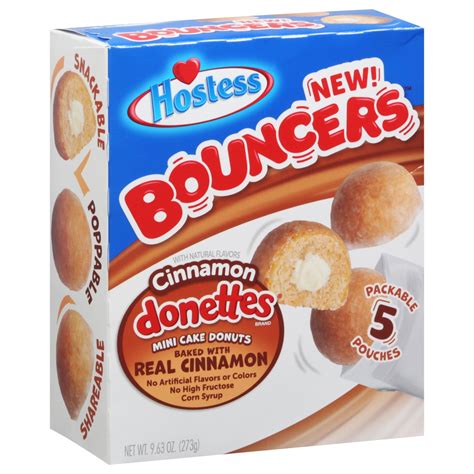Hostess Bouncers Cinnamon Donettess 5 Ct 963 Oz Shipt