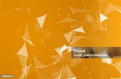 네트워크 다각형이 있는 추상적인 신경총 배경입니다 디지털 과학 배너 네트워크 연결 효과 기하학적 삼각형 요소 형상 구조와 기술 개념 벡터 그림입니다 3차원 형태에 대한 스톡
