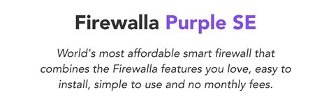 Firewalla Purple Se With Au Plug Pack