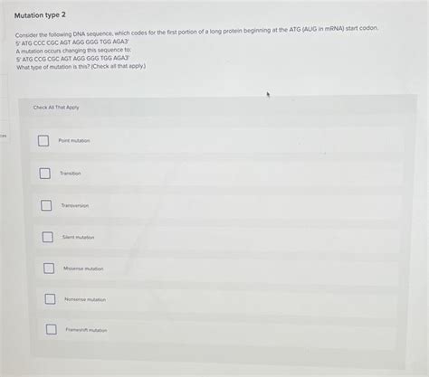 Solved Consider The Following Dna Sequence Which Codes For