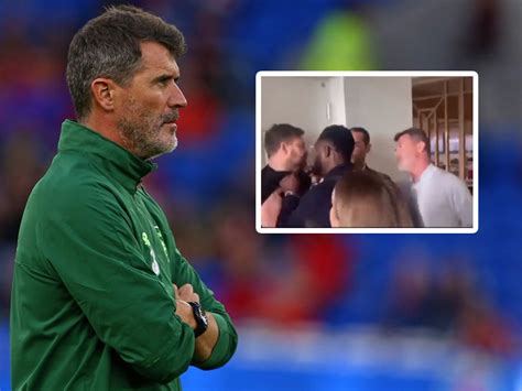 เผยคลิป รอย คีน โดนแฟนบอล เฮดบัตต์ ขณะทำงานเป็น กูรู เกม อาร์เซน่อล พบ แมนยู