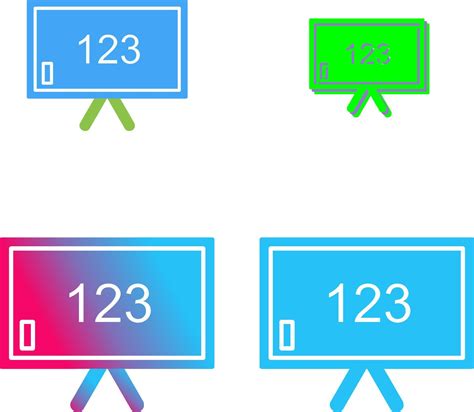 Unique Classroom Board Icon Design 45560871 Vector Art At Vecteezy