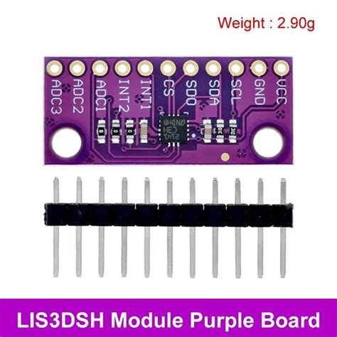 Lis3dshlis3dh Triaxial Accelerometer Module Xpart Electronic