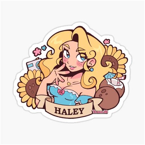 Haley Sticker By Yanana Ua Redbubble