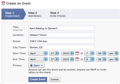 How Do I Create An Event For My Facebook Group