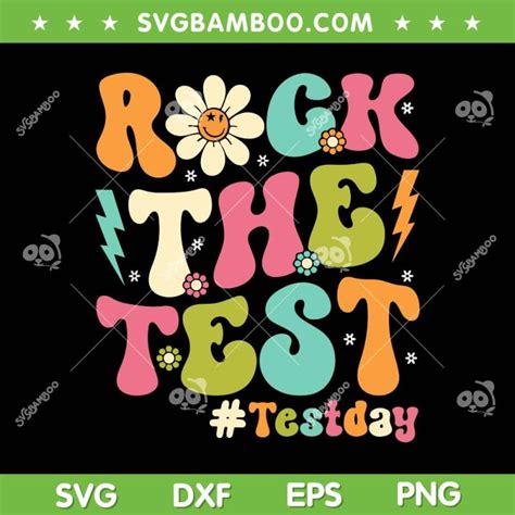 Groovy Rock The Test Svg Png