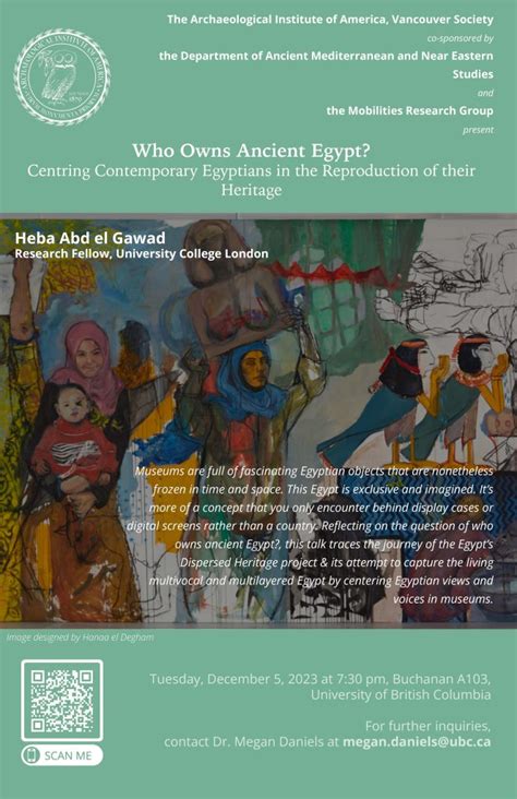 Aia Lecture Who Owns Ancient Egypt Centering Contemporary Egyptians In The Reproduction Of