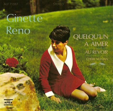 Cd Album Ginette Reno Quelquun à Aimer Apex Canada