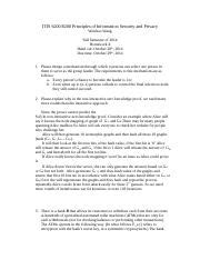 ASSIGNMENT4 Doc ITIS 6200 8200 Principles Of Information Security And