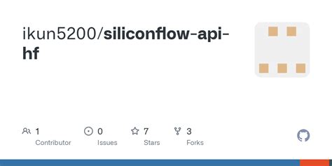 GitHub Ikun Siliconflow Api Hf