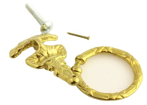 1 14 Federal Style Ring Pull Solid Brass