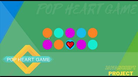 Pop Heart Game Using Html Css And Javascript Pop Balloons Game Free
