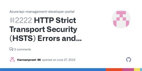 Strict Transport Security Hsts Errors And Warnings · Issue 2222