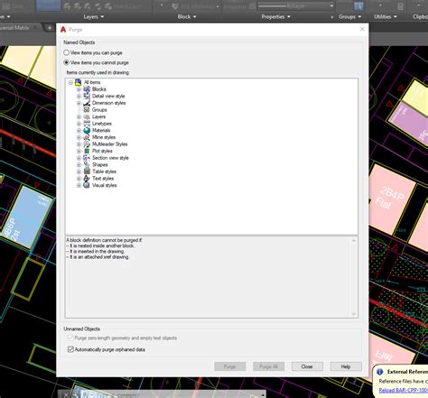 Solved Find Blocks Containing A Layer I Want To Purge Autodesk Community